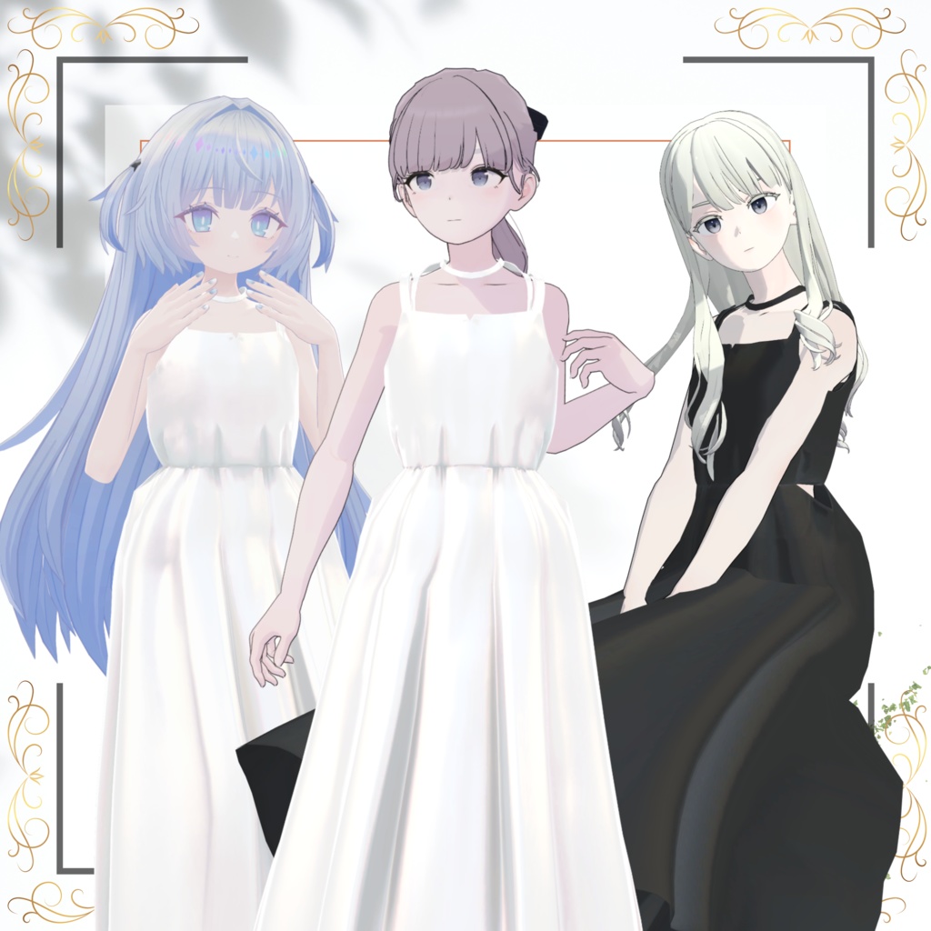 Grus/Lapwing/あのめあ対応 Long Camidress - aimai - BOOTH