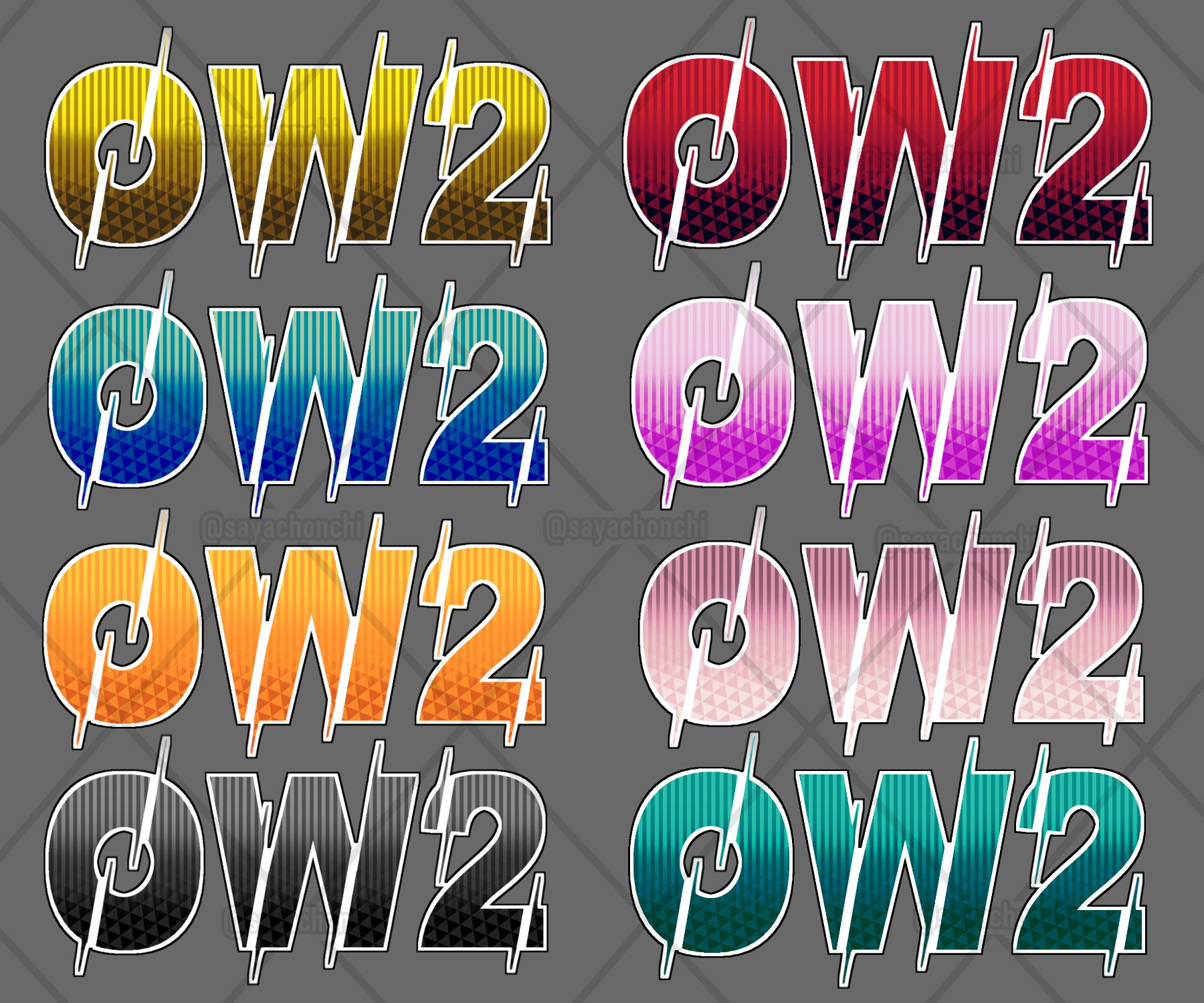 【配信者向き】OW2ロゴ素材【無料】 - sayachonchi - BOOTH