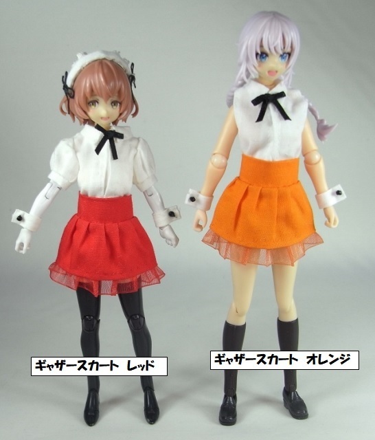1/12サイズ ブラウス 半袖 / ノースリーブ ＆ ギャサースカート - ぶーすけカンパニー - BOOTH