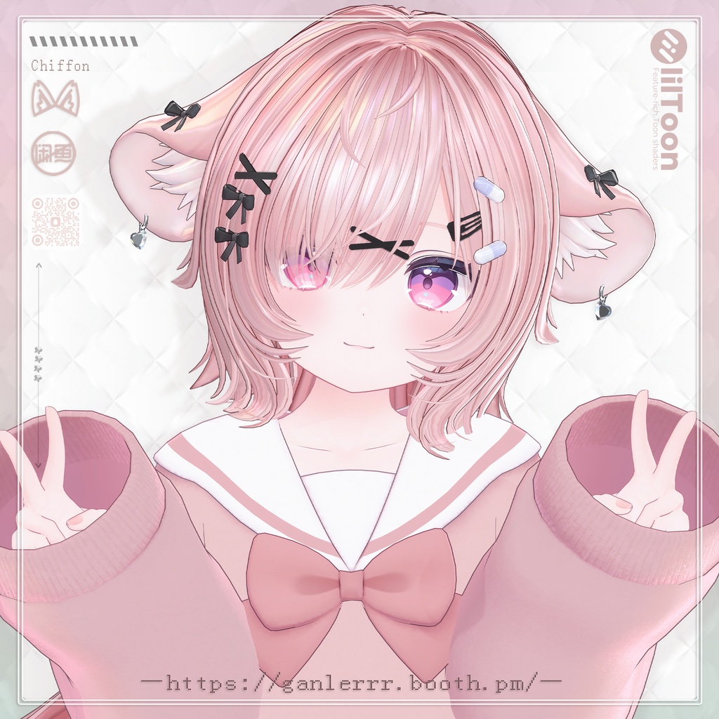 [VRChat] Muffin Puff Hair / マフィンパフヘア - TurningPoint - BOOTH