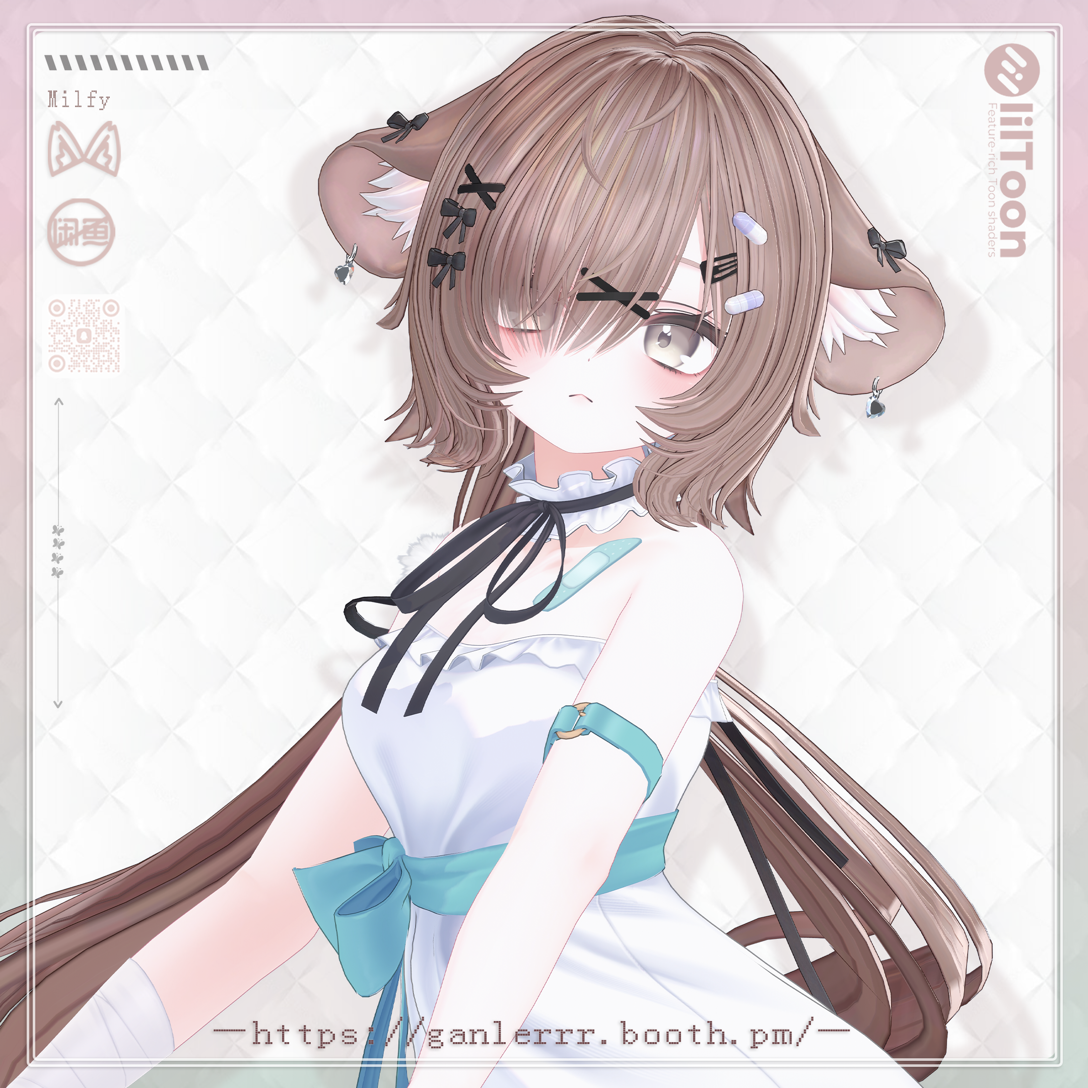 [VRChat] Muffin Puff Hair / マフィンパフヘア - TurningPoint - BOOTH