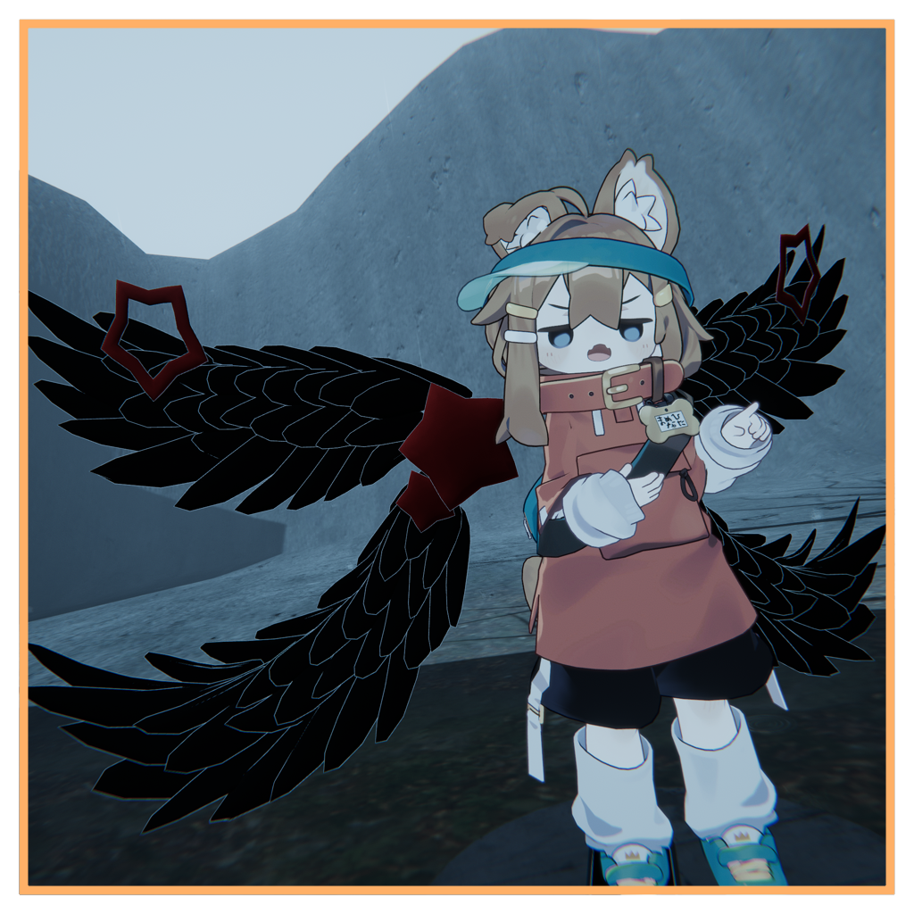 【VRChat想定】 Angel STAR Wing 【3Dモデル】 - CHIBIusakoubou - BOOTH