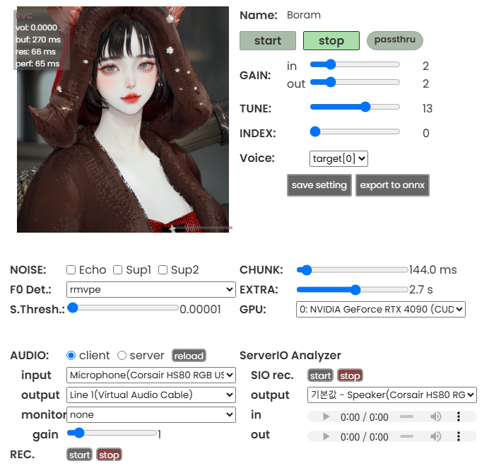 [RVC]-[KR][EN][JP] Female voice model -Boram- / RVC 모델 보람 - vendit - BOOTH
