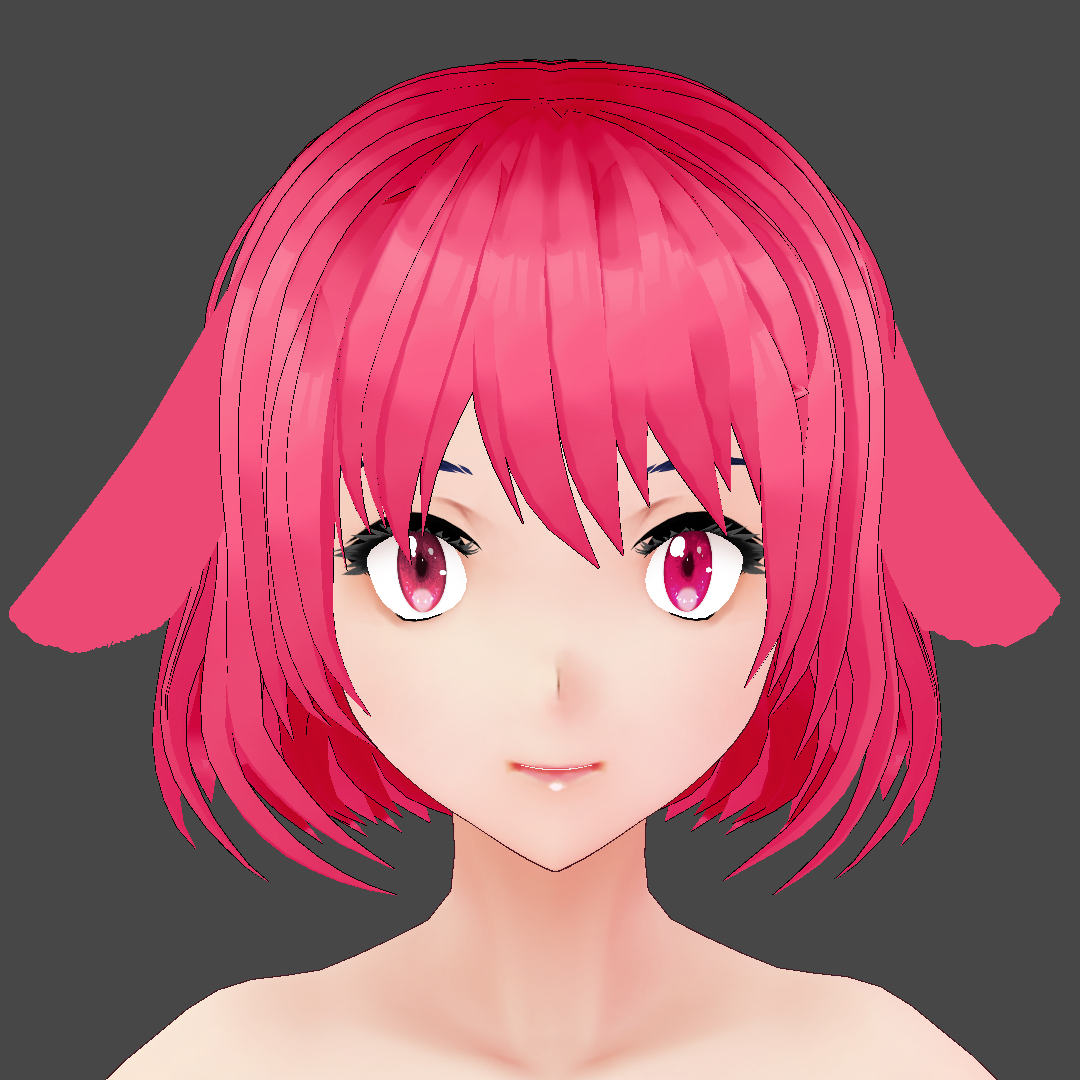 (VROID) Hair with dog ears - jonathan-yuri - BOOTH