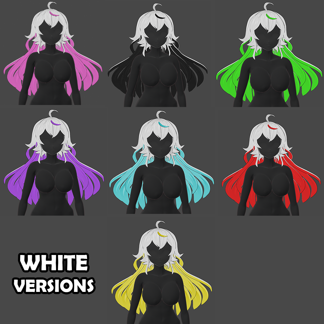(vroid) hair girl preset #3 (multiple colour) - jonathan-yuri - BOOTH