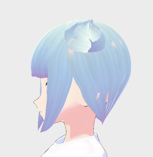VRoid Custom Item Hair Preset: Neko Buns - The Suitengū Shop - BOOTH