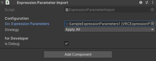 [無料] MA Parameters に Expression Parameters を取り込むツール (ExpressionParameterImport) - azarashino - BOOTH