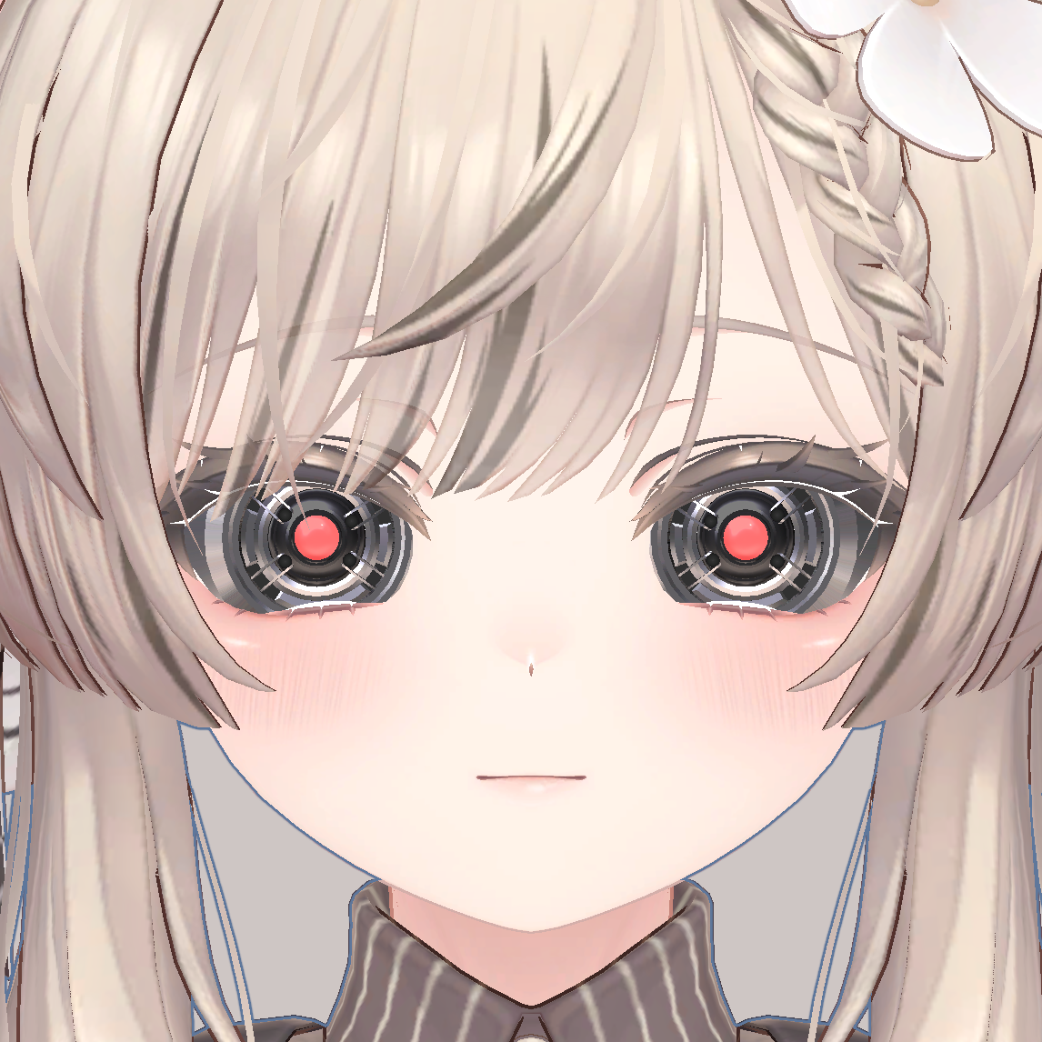 【無料】「シンプルなメカ義眼 Terminator」Ver.1.1【VRChat想定】【MA対応】 - 黒化堂 nigredou - BOOTH