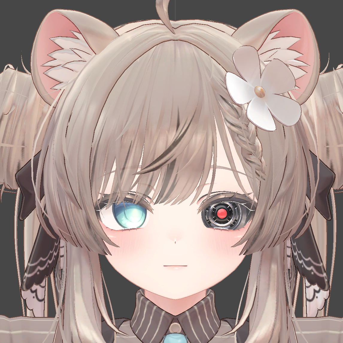 【無料】「シンプルなメカ義眼 Terminator」Ver.1.1【VRChat想定】【MA対応】 - 黒化堂 nigredou - BOOTH