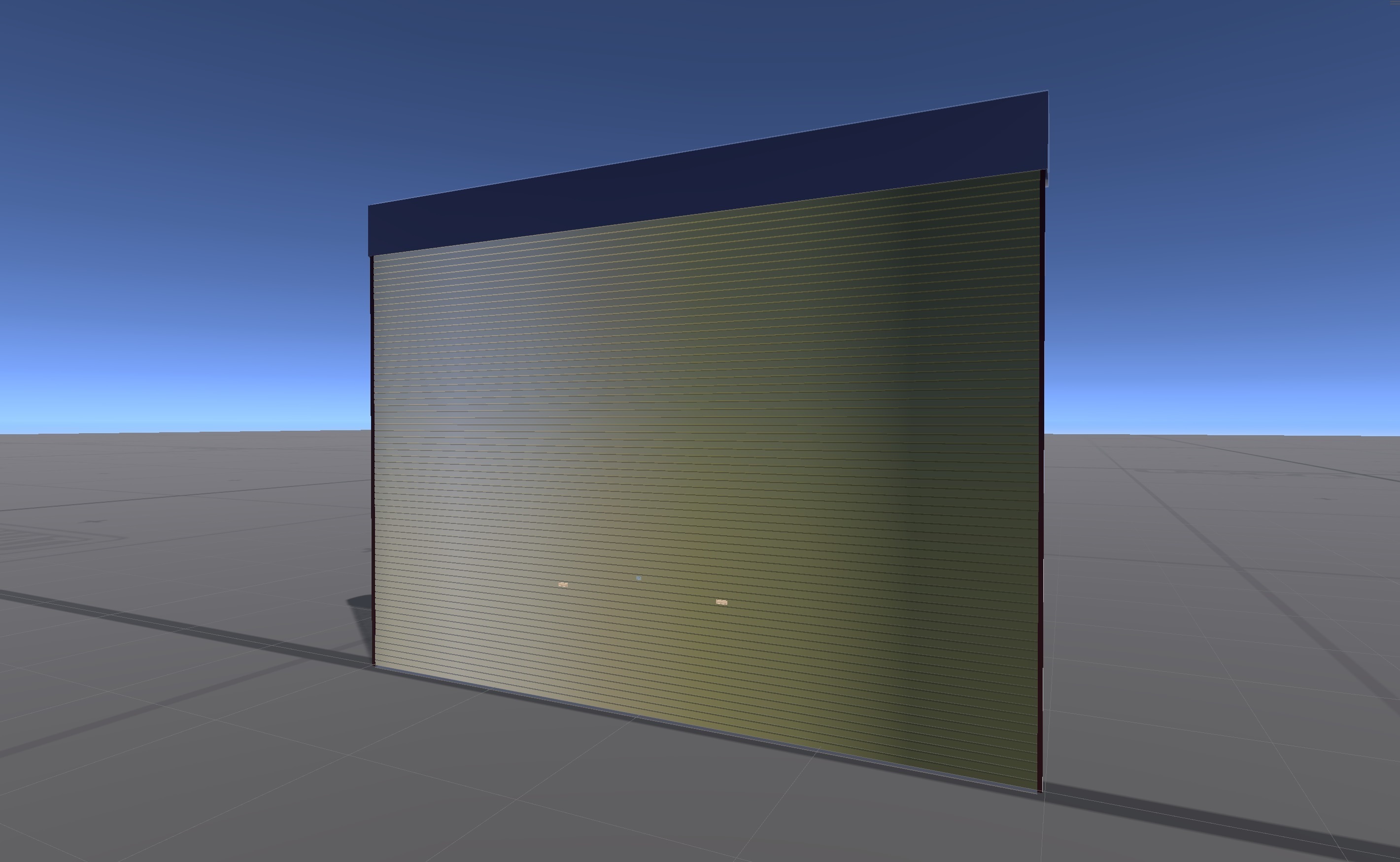 VRChat ワールド ギミック 扉 シャッター - 100均[VRChatワールドギミック] - BOOTH