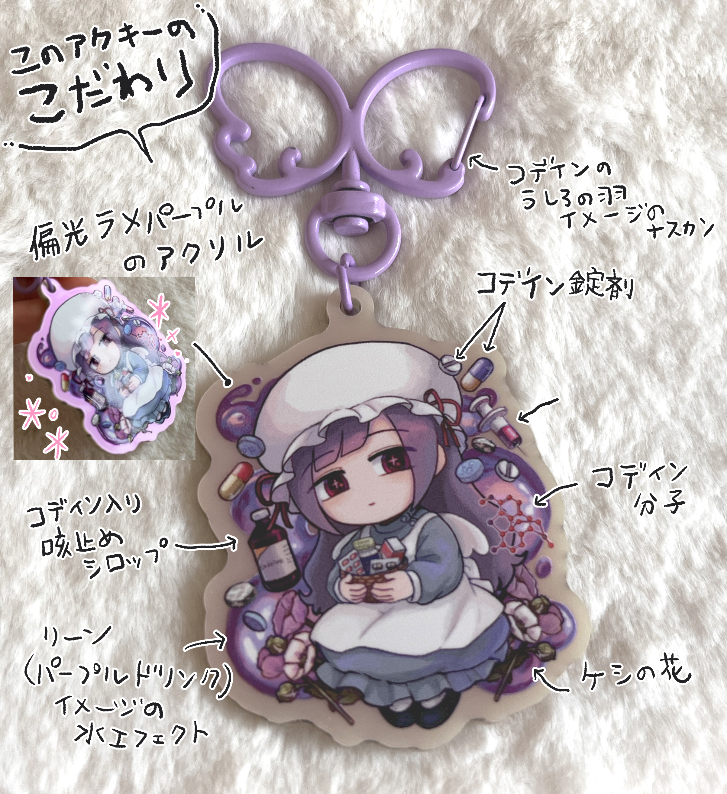 Key chain & Card - Codeine - 猛想図鑑BOOTH - BOOTH