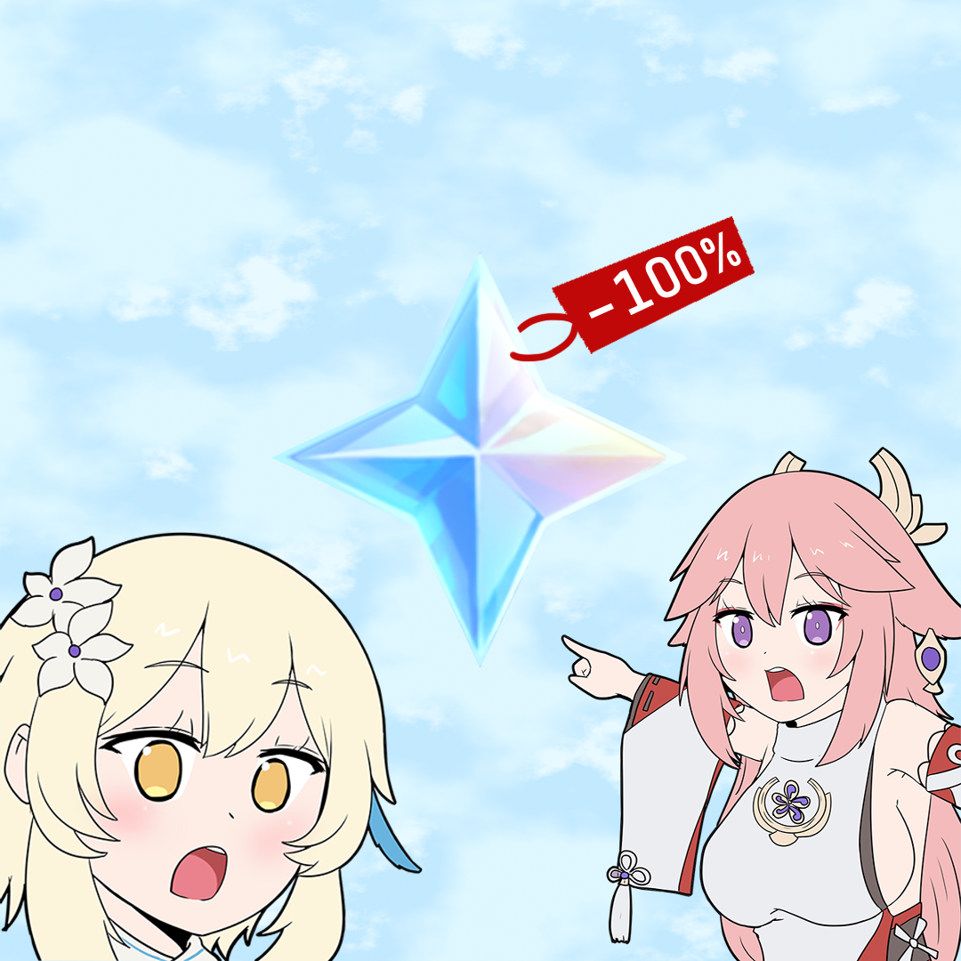 Free Primogem Genshin Impact 【VRChat】 - Solips - BOOTH