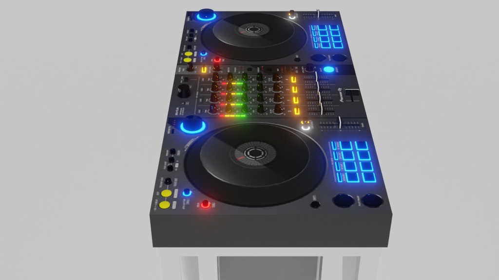 DJミキサーの3Dモデル - .CG - BOOTH