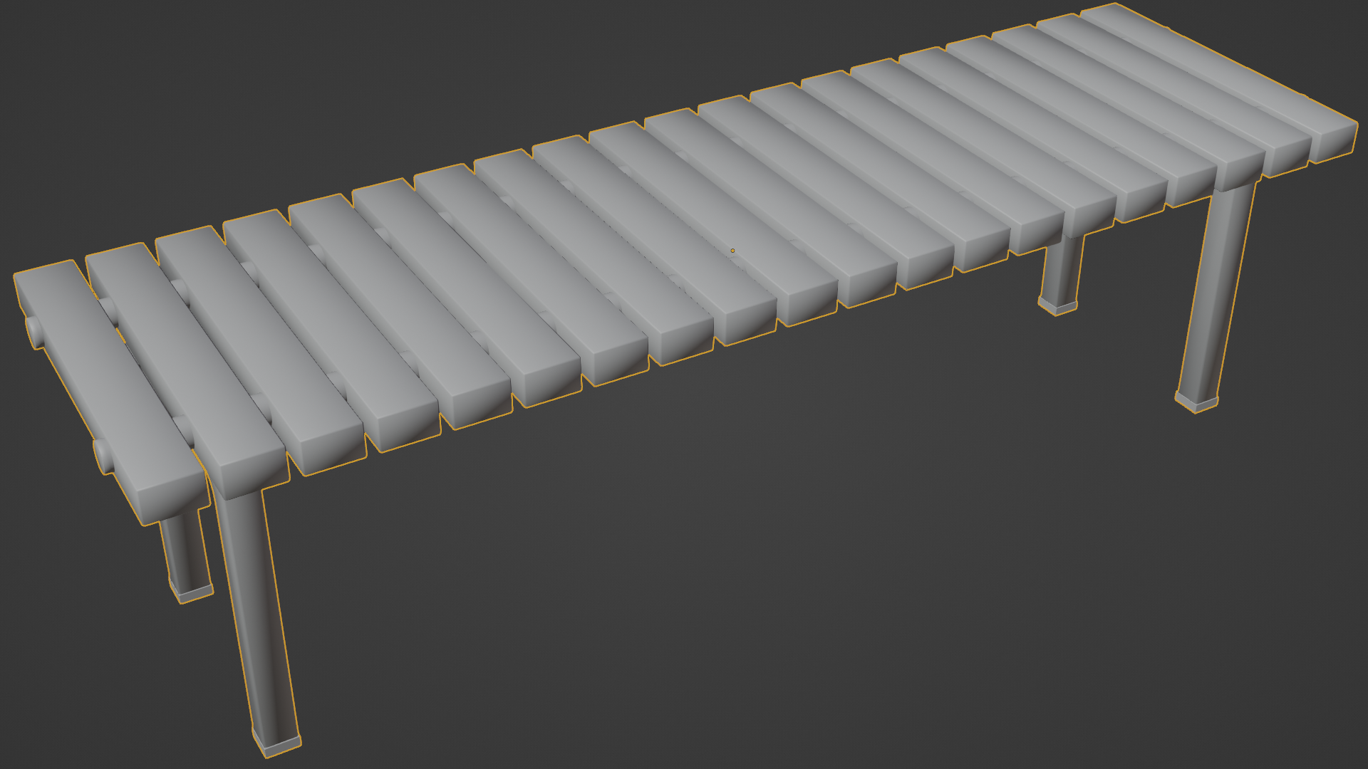 bench ベンチ | 3D Model - .CG - BOOTH