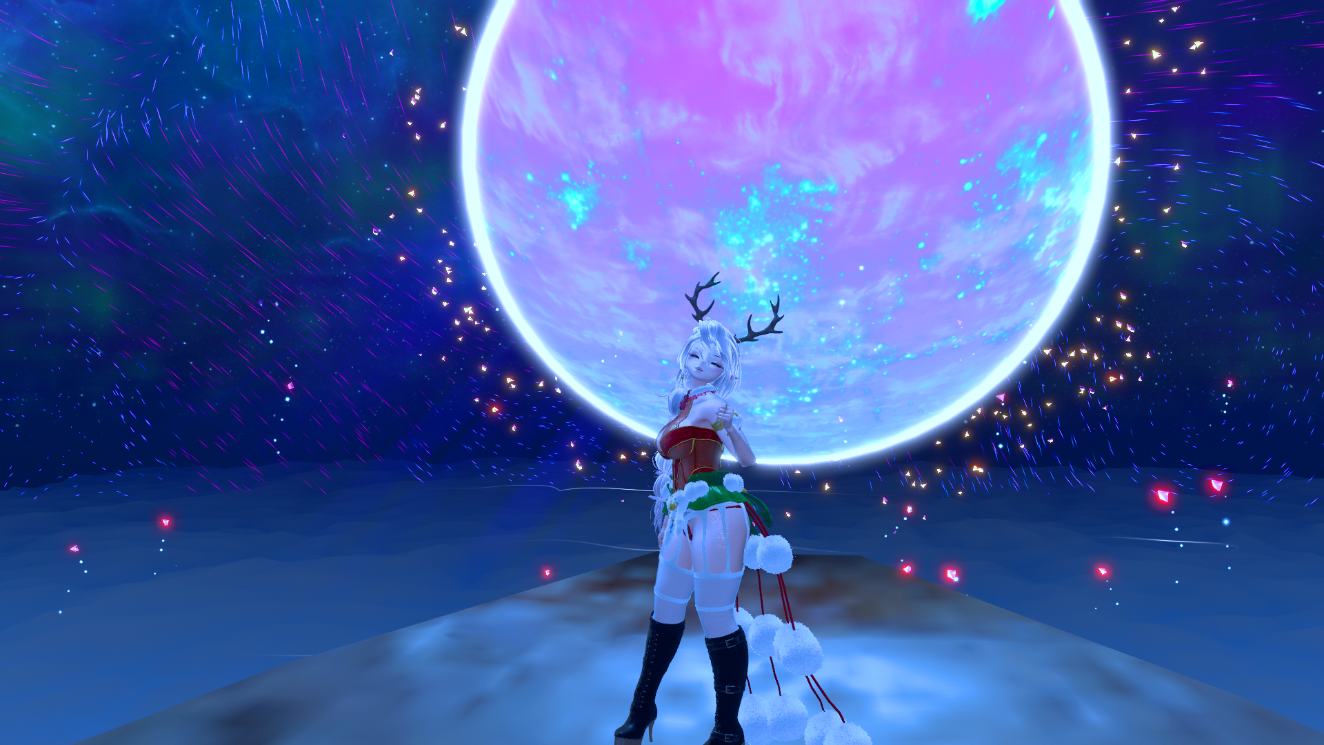 VRCHAT Avatar - Cloudy Snow Puff - PC and Quest Compatible - X-mas ...