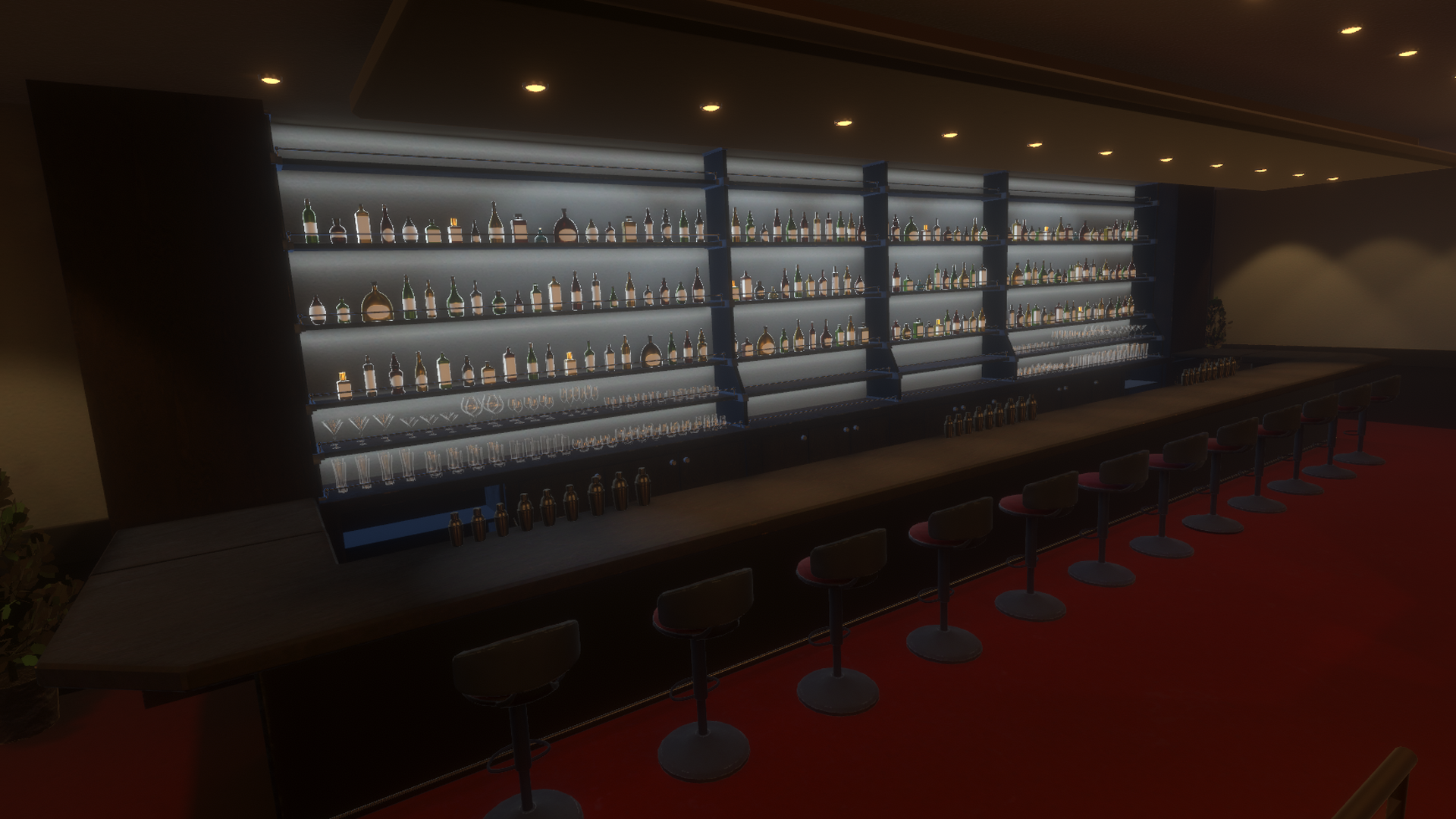 【VRChatワールド】Bar vol.01【照明2種類有】 - WallL製作所 - BOOTH
