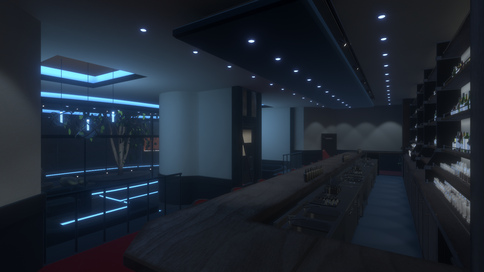 【VRChatワールド】Bar vol.01【照明2種類有】 - WallL製作所 - BOOTH