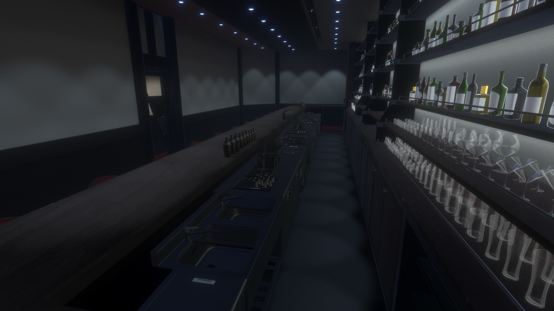 【VRChatワールド】Bar vol.02【照明2種類有】 - WallL製作所 - BOOTH