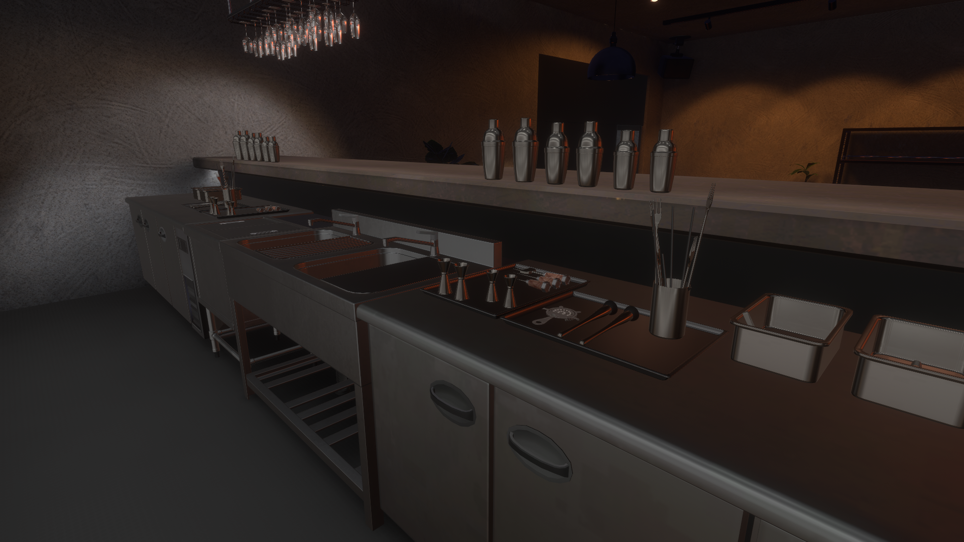 【VRChatワールド】Bar vol.03 - WallL製作所 - BOOTH