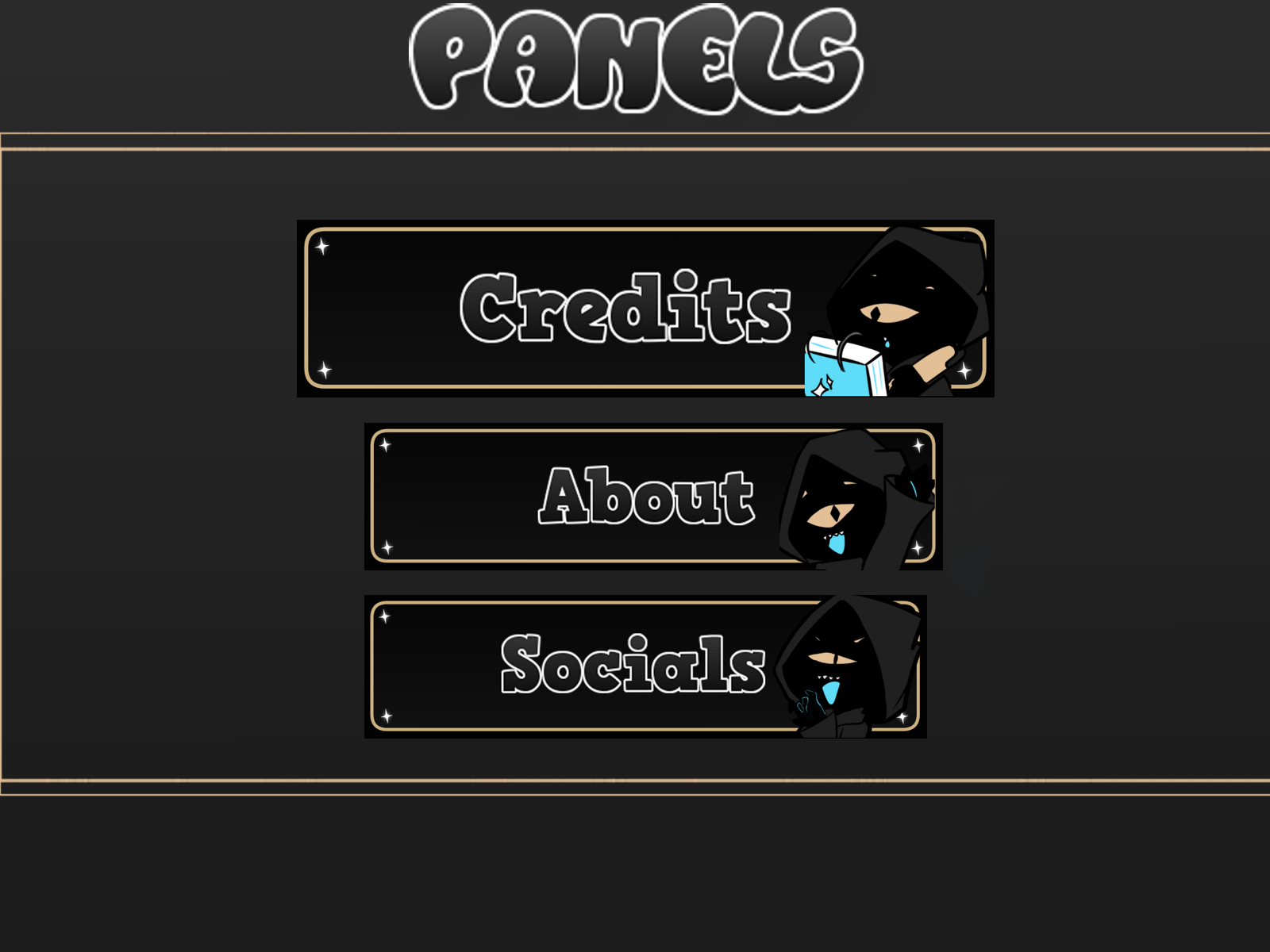 Avatar Vtuber 2d Con Overlay Twitch Oscuro Noche Emotes Y Paneles Pack ...