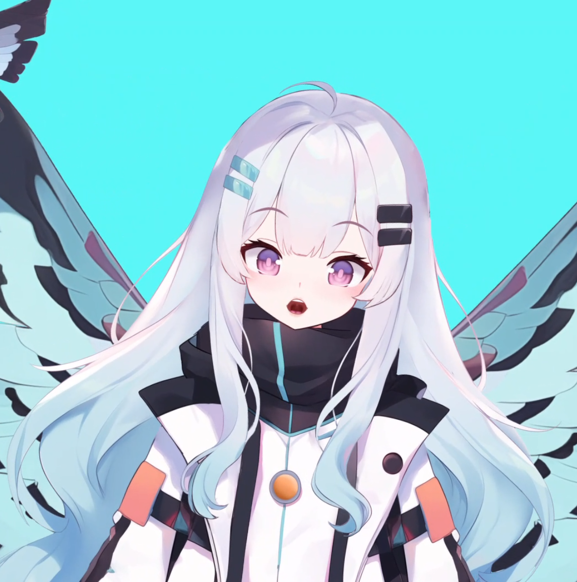 Angel Girl Vtuber 2d Live2d avatar 8 Expressions For twitch - Parcival ...
