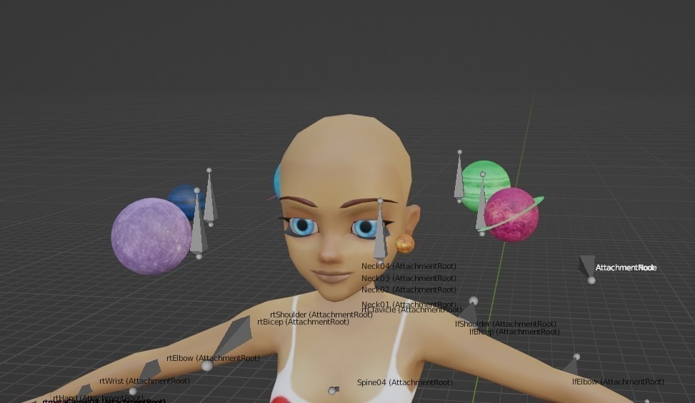 Animated Bouncing Planets Accessory - sick0 - BOOTH