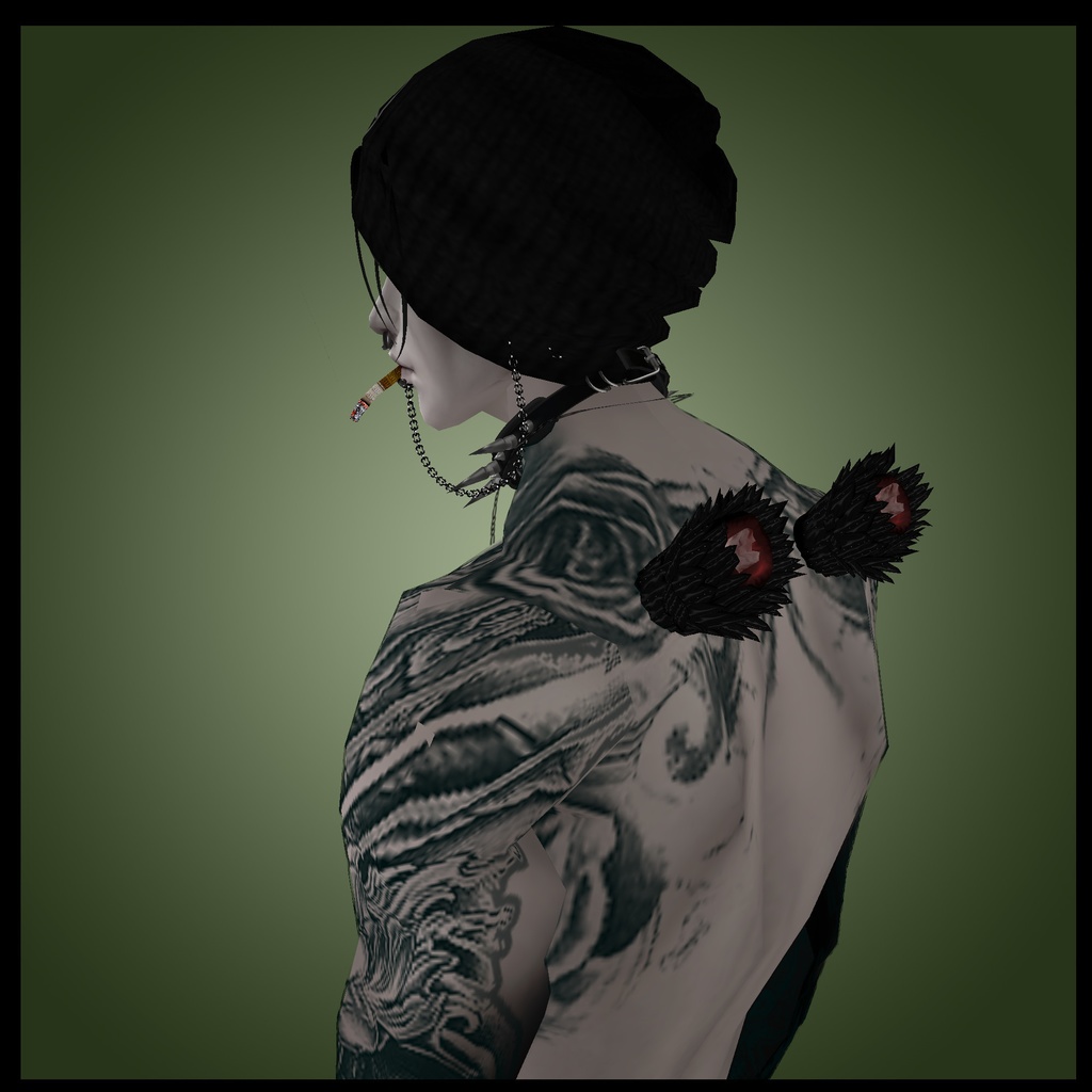 Fallen Angel Wings (Male and Female) Mesh; IMVU | Secondlife | Vroid ...