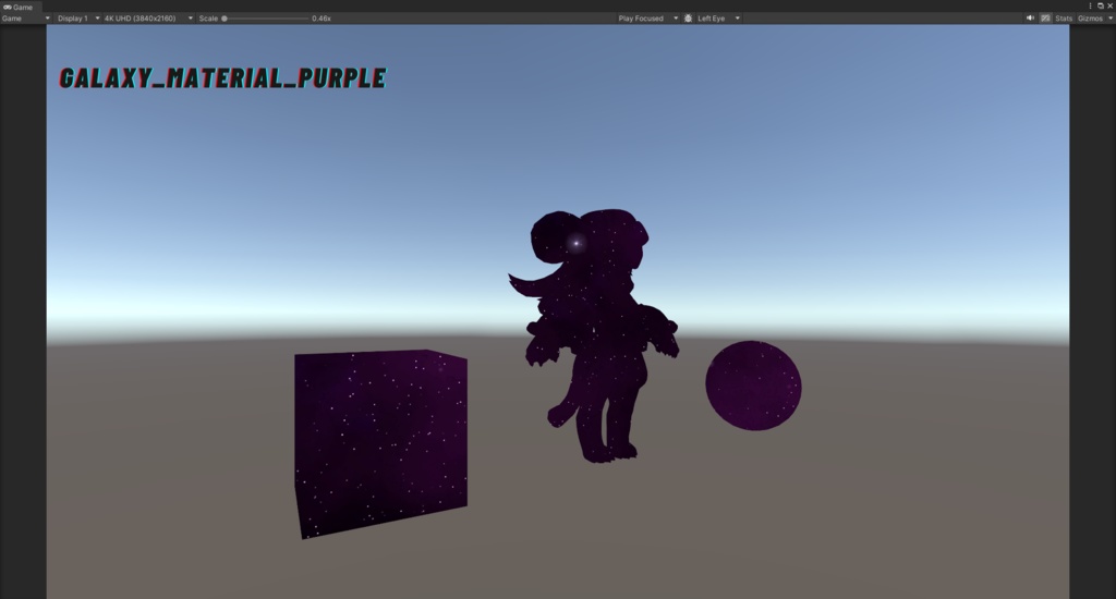 【VRChat】GalaxyになるShader - 3S Avatar Studio - BOOTH