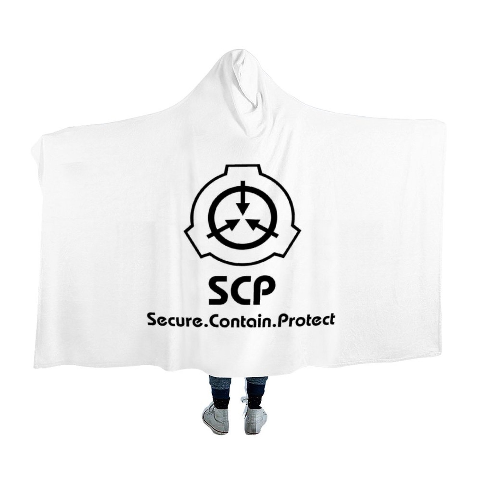 【SCP財団】黒/白 毛布 ブランケット - cczakka-ご注文前に確認 - BOOTH