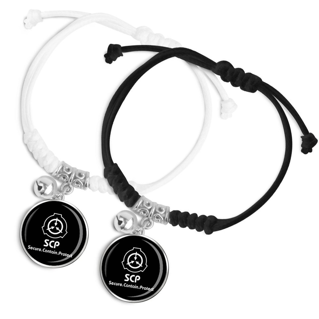 【SCP財団】ブレスレット 白黒セット - cczakka-ご注文前に確認 - BOOTH