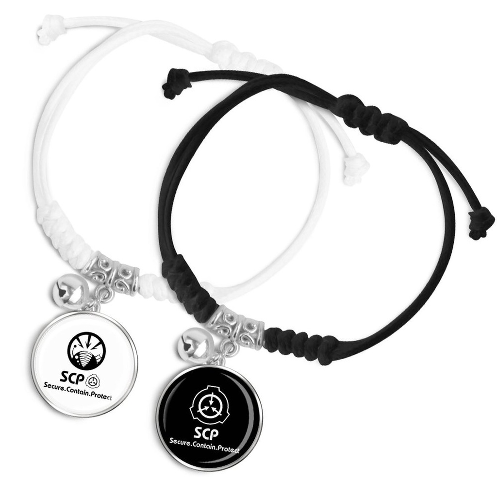 【SCP財団-機動部隊ガンマ-6】ブレスレット 白黒セット - cczakka-ご注文前に確認 - BOOTH