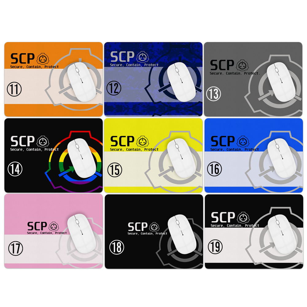 【SCPファンデーション】19種類 PUレザーマウスパッド - cczakka-ご注文前に確認 - BOOTH