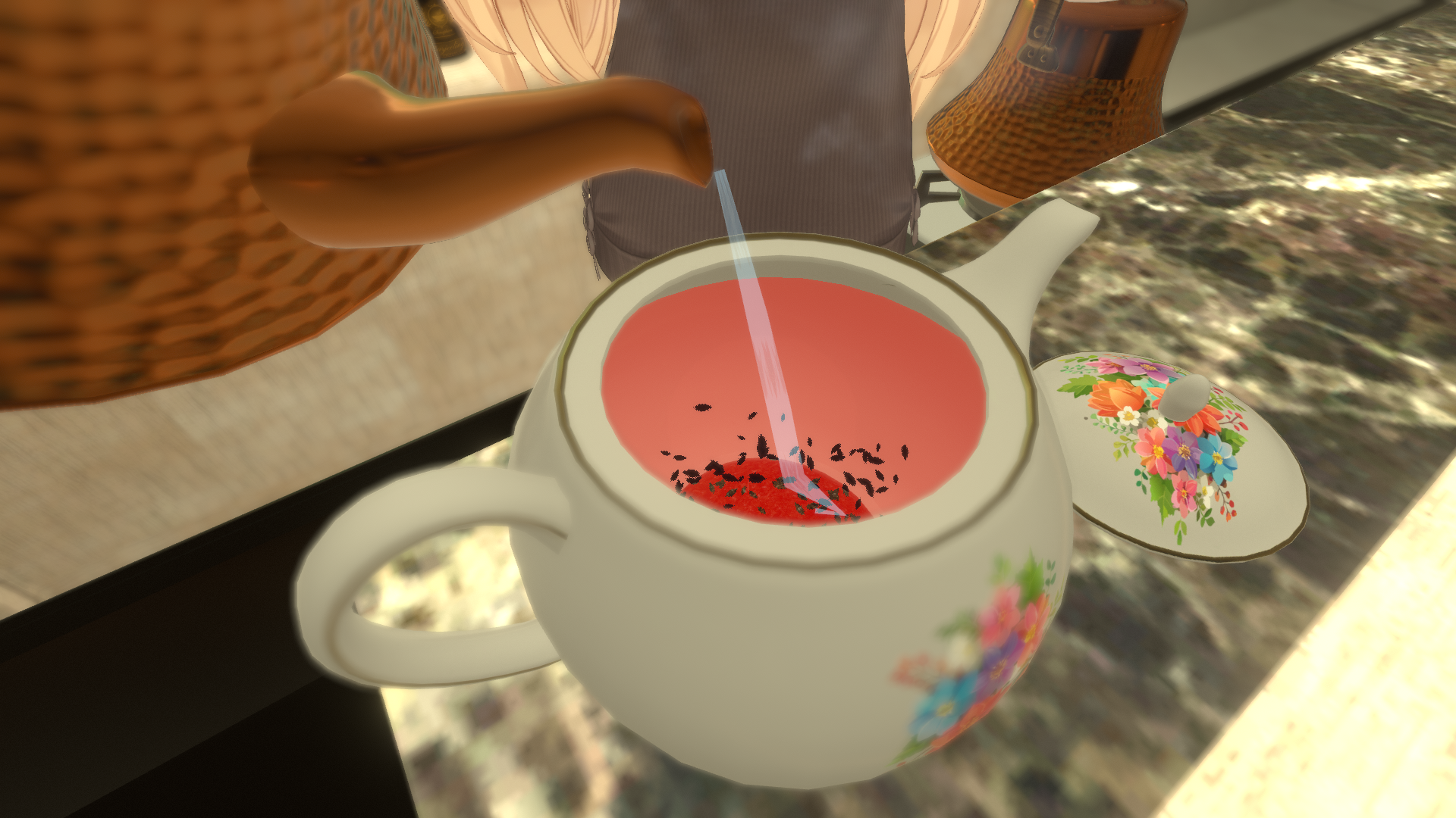 VRC Tea vol.1 リアル紅茶ギミック【VRChat向けワールドギミック】 - Luna*Flake - BOOTH