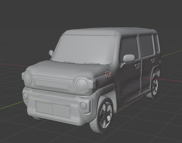 3Dモデル モデル:車 軽SUV 3Dmodel Car:LightSUV - GlitchFence_3D【VRC】 - BOOTH