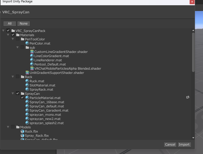 【VRChat】SprayCan_PenTool スプレー缶セット - GlitchFence_3D【VRC】 - BOOTH