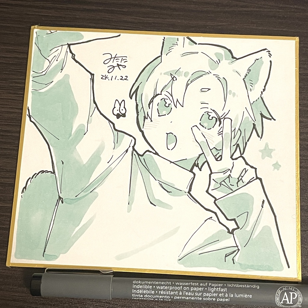 色紙原画⑤ - みたに屋さん - BOOTH