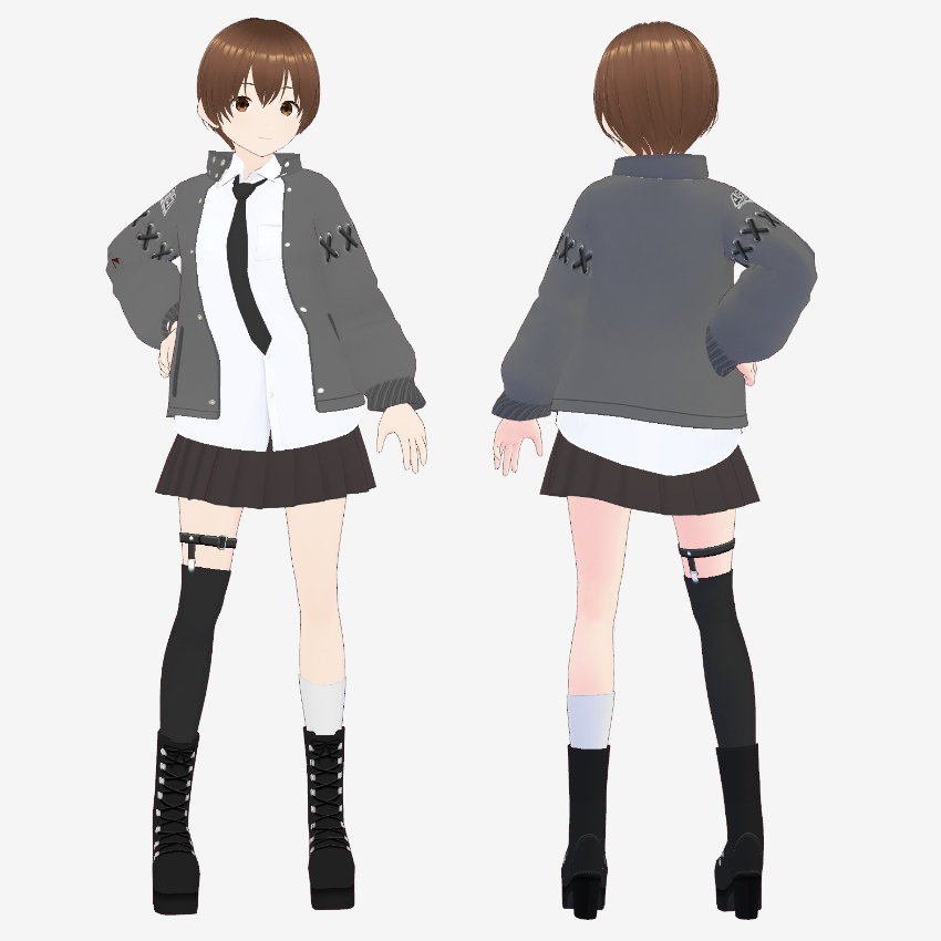 【FREE/無料】カジュアルコート【VRoid Texture】 - HULAFT - BOOTH