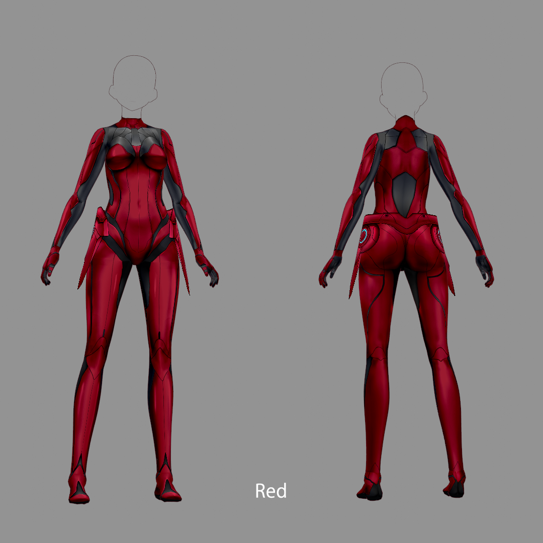 【VRoid texture9+10】サイバースーツ - OFUJI STORE - BOOTH