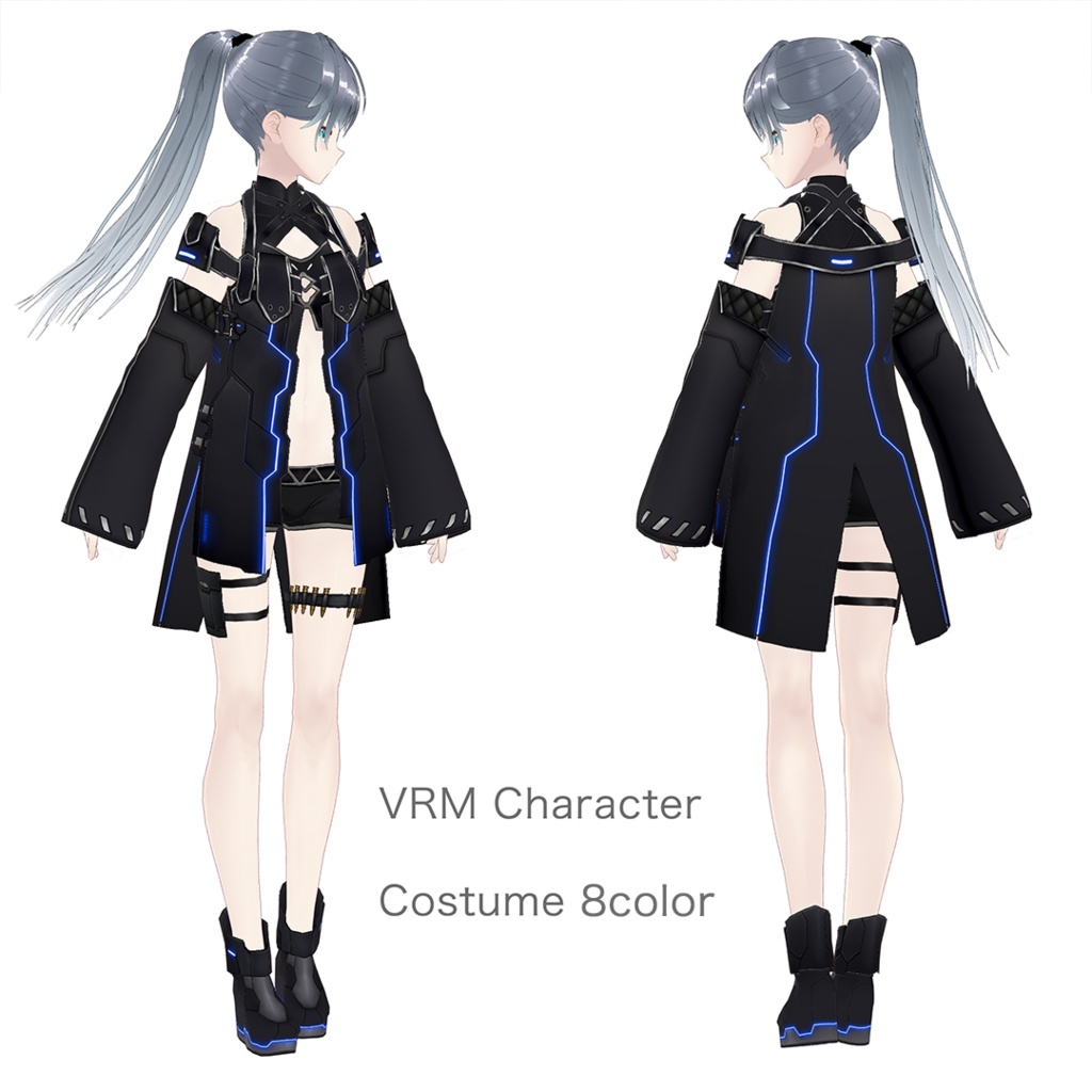 【VRoid texture 27 +VRM】サイバーミリタリー 第5弾 - OFUJI STORE - BOOTH