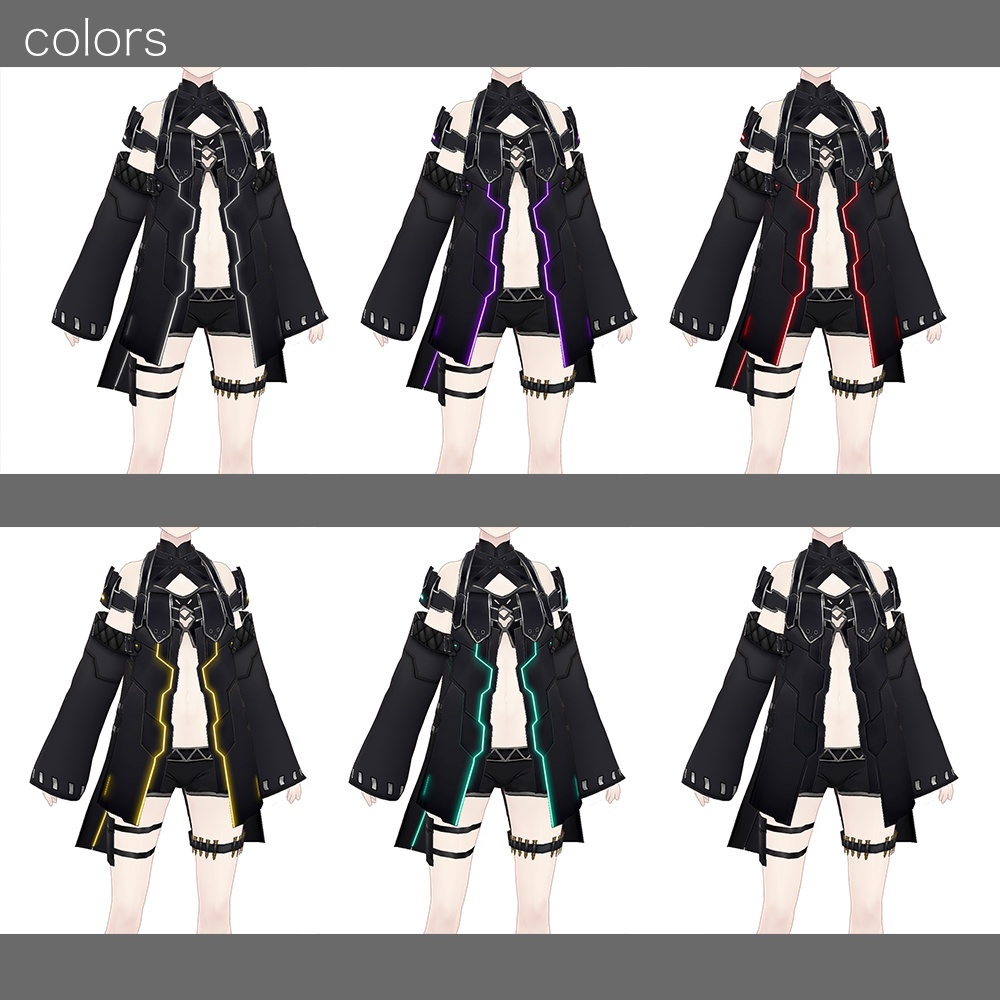 【VRoid texture 27 +VRM】サイバーミリタリー 第5弾 - OFUJI STORE - BOOTH