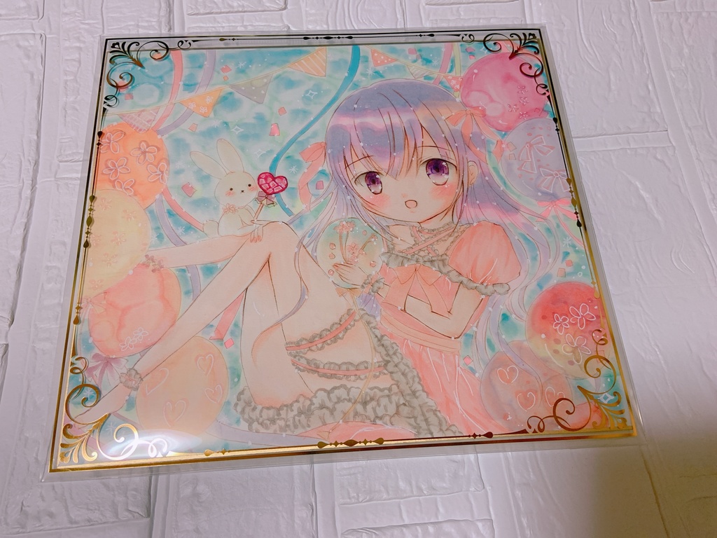 イラスト原画色紙 栗栖屋 Booth