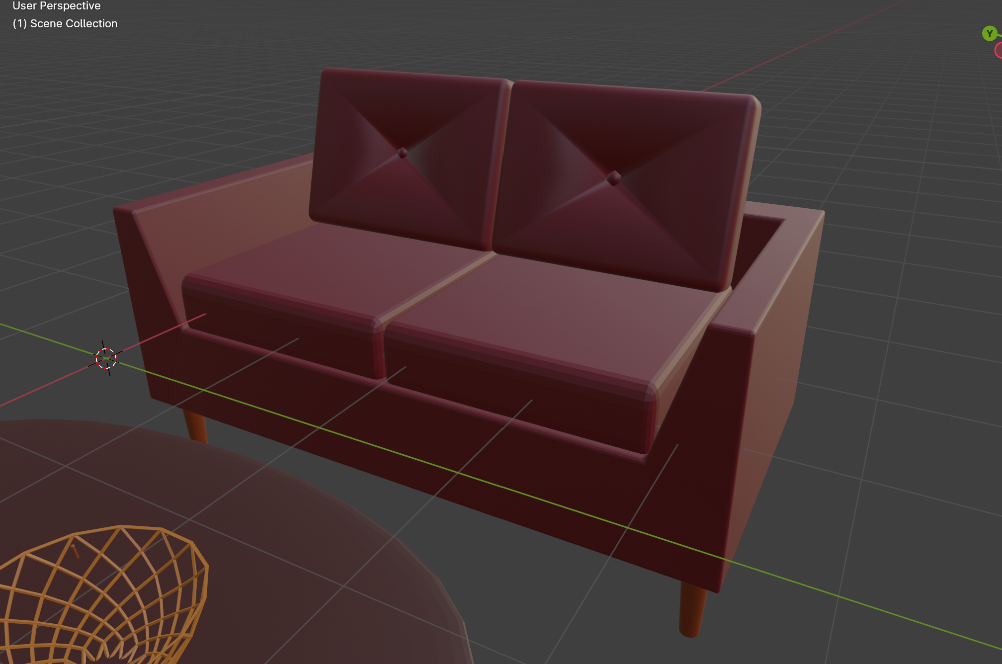 【unitypackage、fbx】ソファ・テーブル - 3d-model - BOOTH