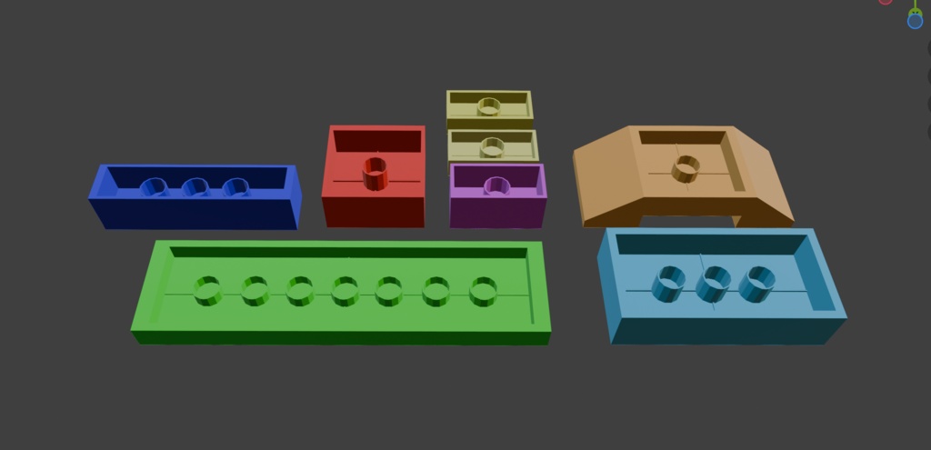 【unitypackage、fbx、obj】ブロック8種類セット - 3d-model - BOOTH