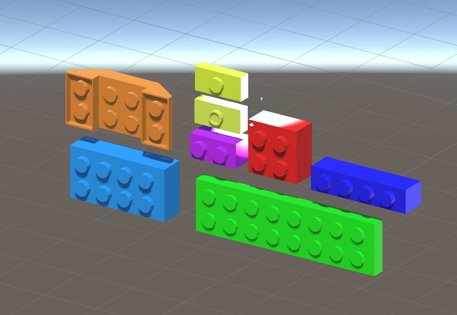 【unitypackage、fbx、obj】ブロック8種類セット - 3d-model - BOOTH