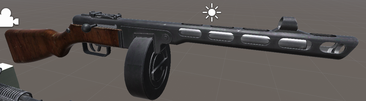 PPsh-41.fbx unityアセット同梱版 - Hiata - BOOTH