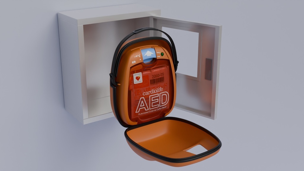 AED 3Dモデル - kenmko - BOOTH