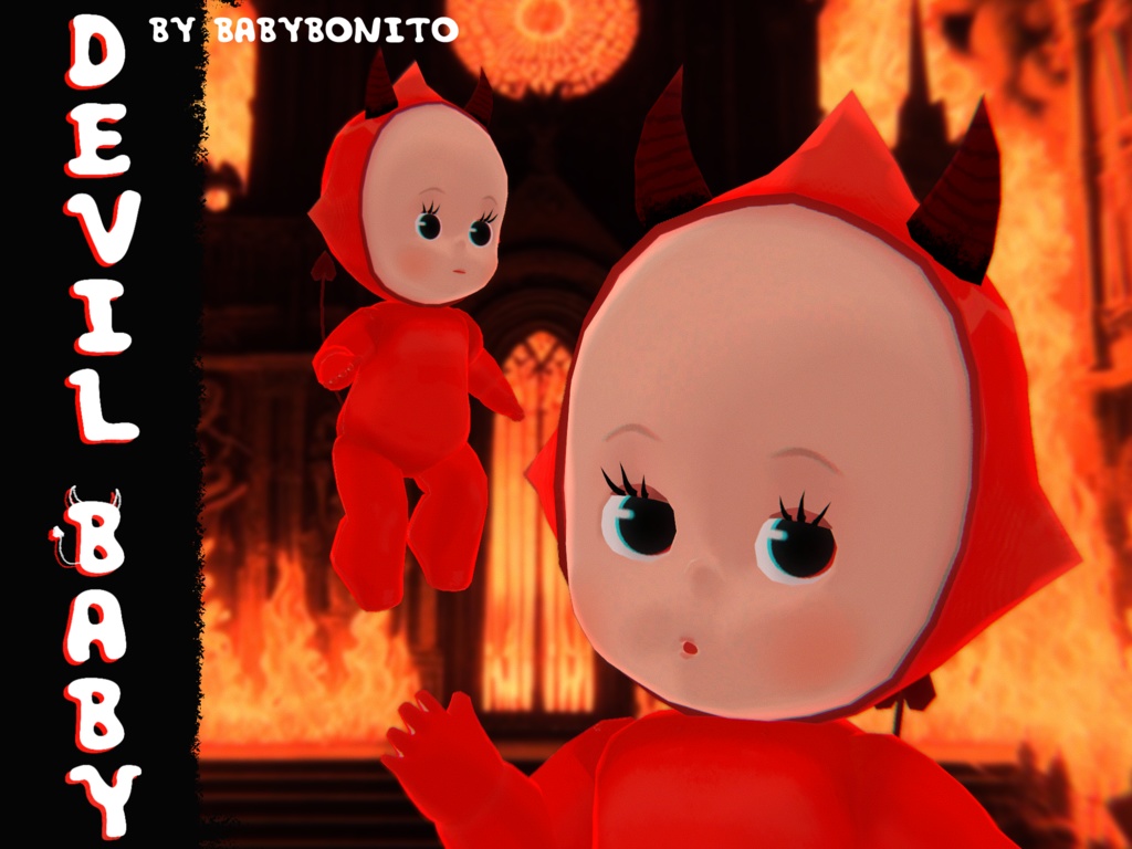 Devil Baby | VRChat Avatar [ Quest & PC ] - BabyBonito - BOOTH