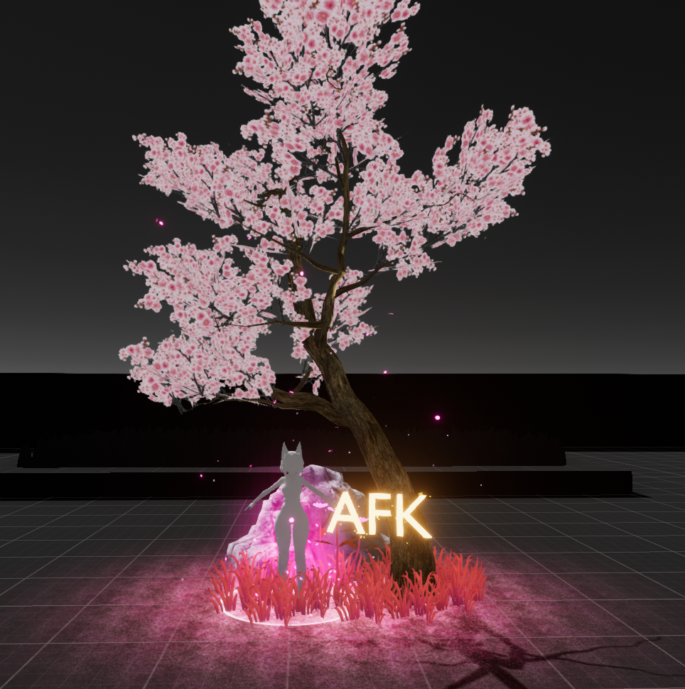 【Unity/VRChat】Sakura AFK Animation by Raivo - raivovfx - BOOTH