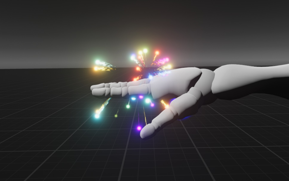 Unity/VRChat】FREE Firework Hand Particles by Raivo