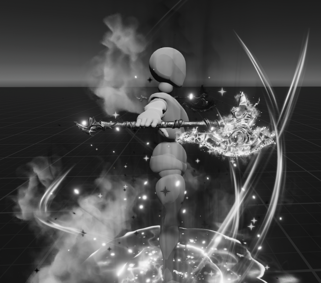 【Unity/VRChat】TwinAxe+Aura by Raivo - raivovfx - BOOTH